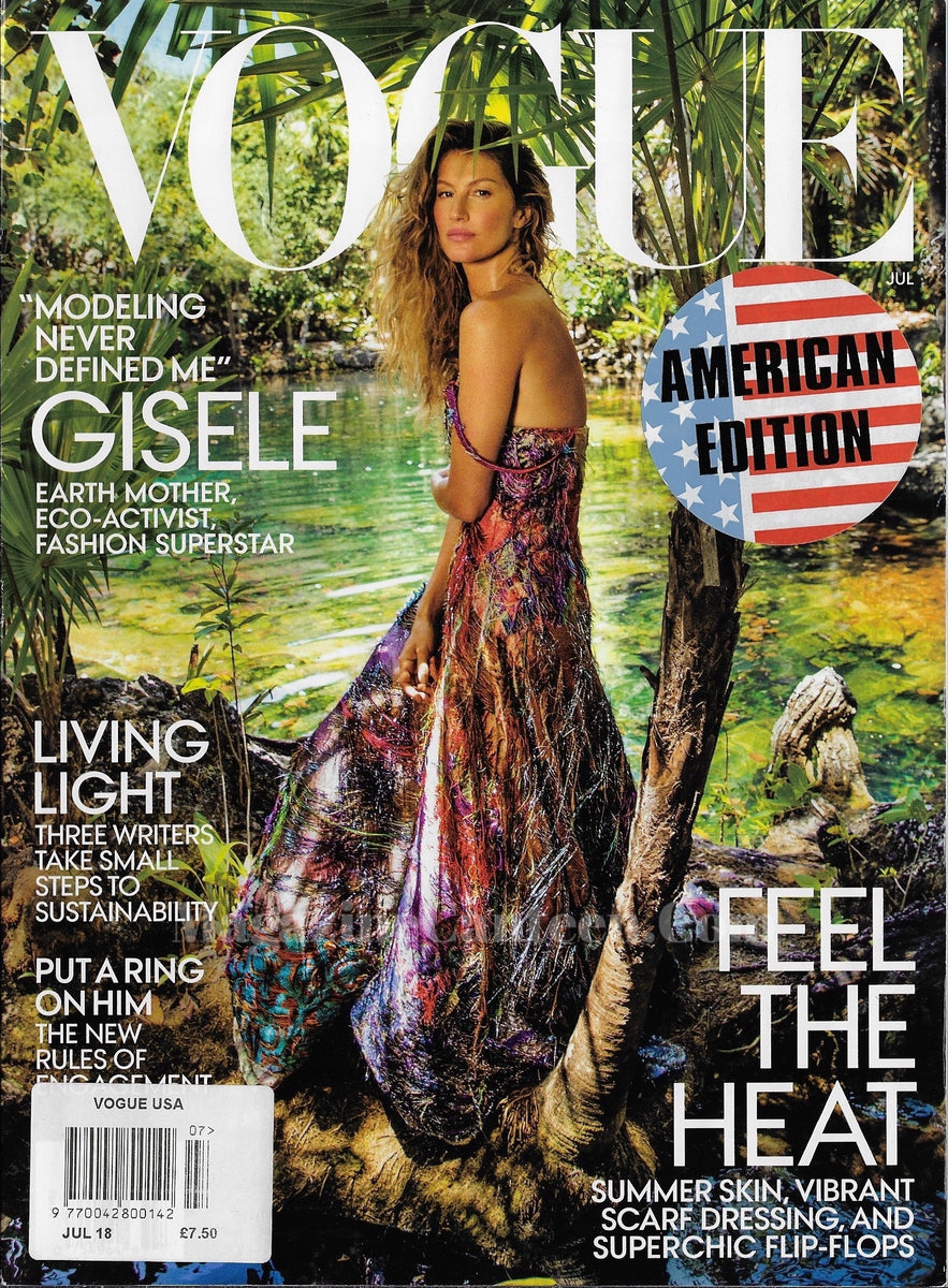 Vogue USA Magazine July 2018 - Gisele Bundchen – magazine canteen
