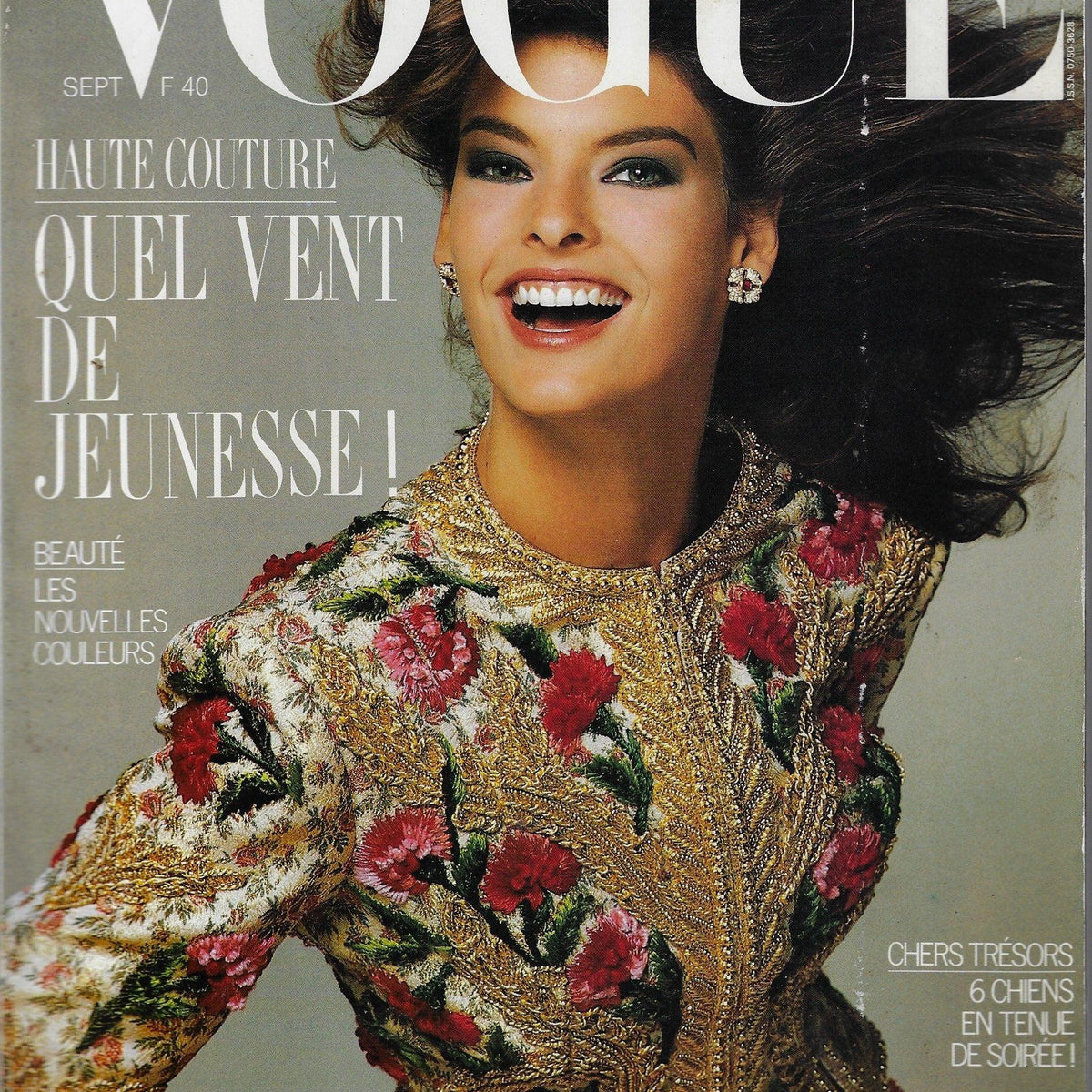 Vogue Paris Magazine 1987 - LINDA EVANGELISTA Guy Bourdin NAOMI CAMPBE ...