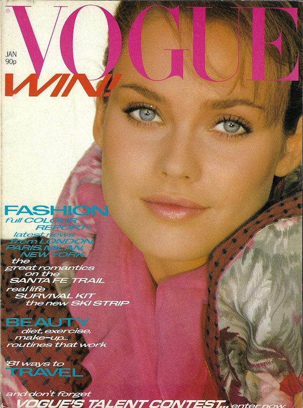 Vogue Magazine January 1981 - Carol Alt BRUCE WEBER Richard Rogers ...