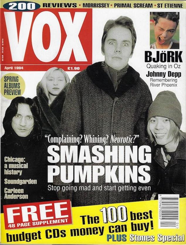 Vox Magazine - The Smashing Pumpkins Bjork – magazine canteen