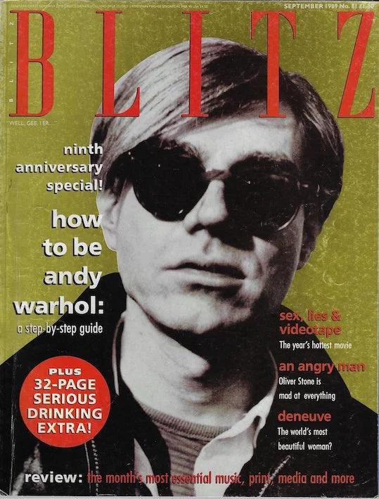 Blitz Magazine - Andy Warhol Oliver Stone – magazine canteen