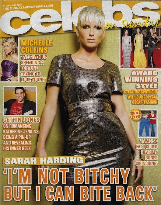 Celebs Magazine - Sarah Harding GETHIN JONES Girls Aloud – magazine canteen