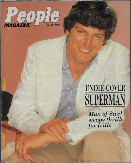 People Magazine - Christopher Reeve Cyndi Lauper – magazine canteen