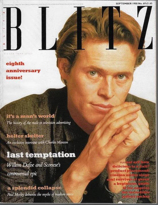 Blitz Magazine - Willem Dafoe Charles Manson – magazine canteen