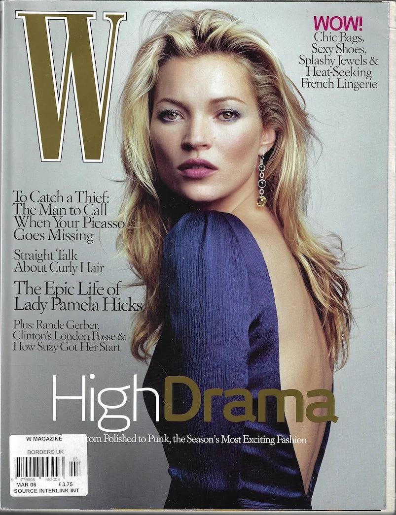 W Magazine - Kate Moss Daria Werbowy A – magazine canteen