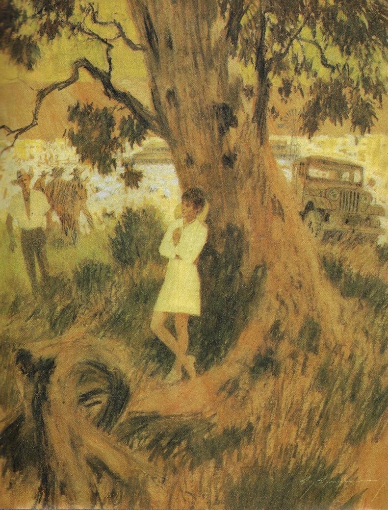 Woman Magazine - A Star MAGGIE SMITH Eric Earnshaw Illustration ...