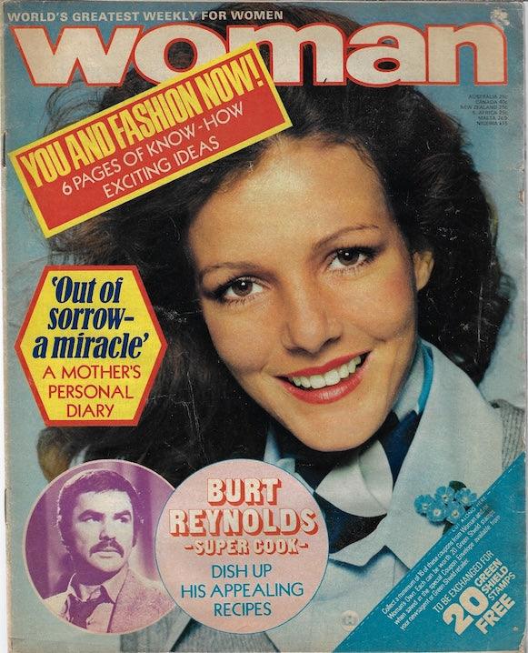 Woman Magazine - Jackie Stewart Burt Reynolds – magazine canteen