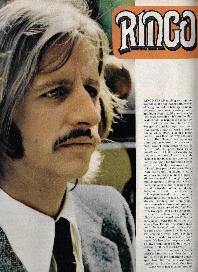 Woman Magazine - Ringo Starr Takes The Lead THE BEATLES A – magazine ...