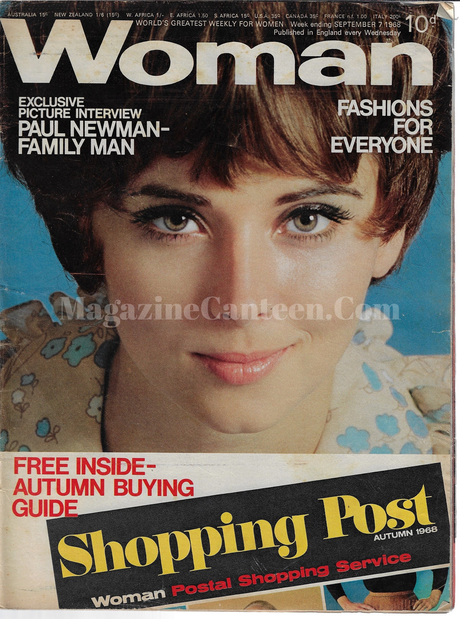 Woman Magazine - Paul Newman & Fashion * – magazine canteen