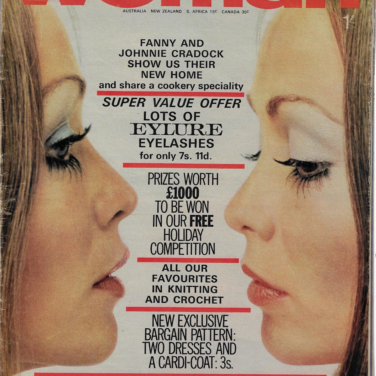 Woman Magazine - Danny KAYE Fanny Craddock – magazine canteen