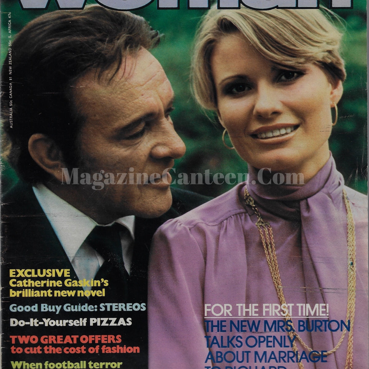 Woman Magazine - Richard Burton & Suzy Hunt – magazine canteen