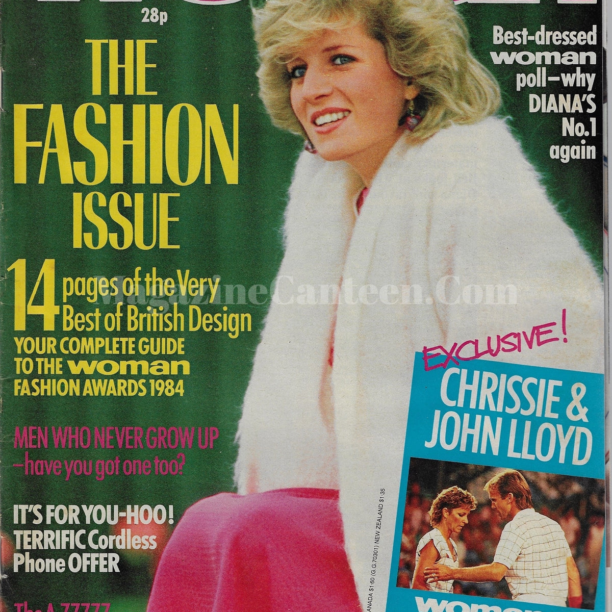Woman Magazine - Princess Diana Chris Evert – magazine canteen