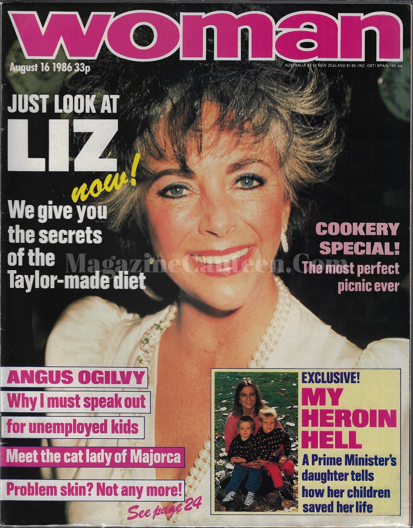 Woman Magazine - Elizabeth Taylor – magazine canteen