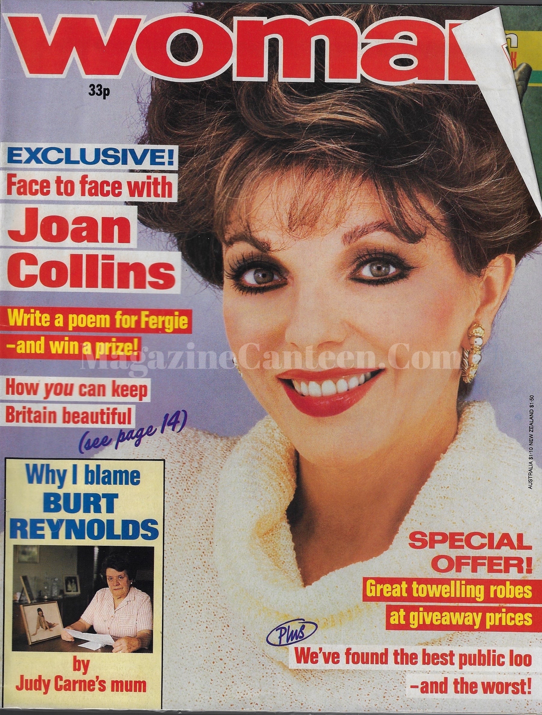 Woman Magazine - Joan Collins – magazine canteen