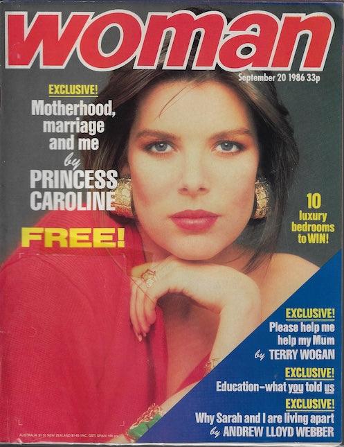 Woman Magazine - Princess Caroline SARAH BRIGHTMAN Andrew Lloyd Webber ...