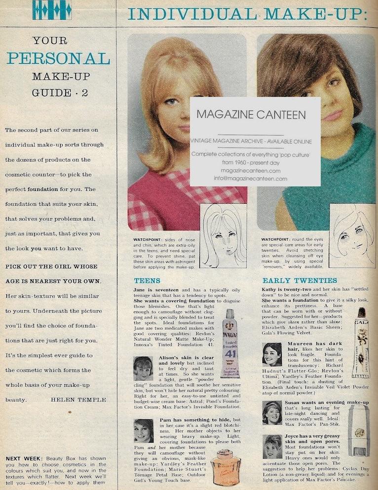 Woman Magazine - Herb Tauss Illustration Pattie Boyd Texture – magazine ...