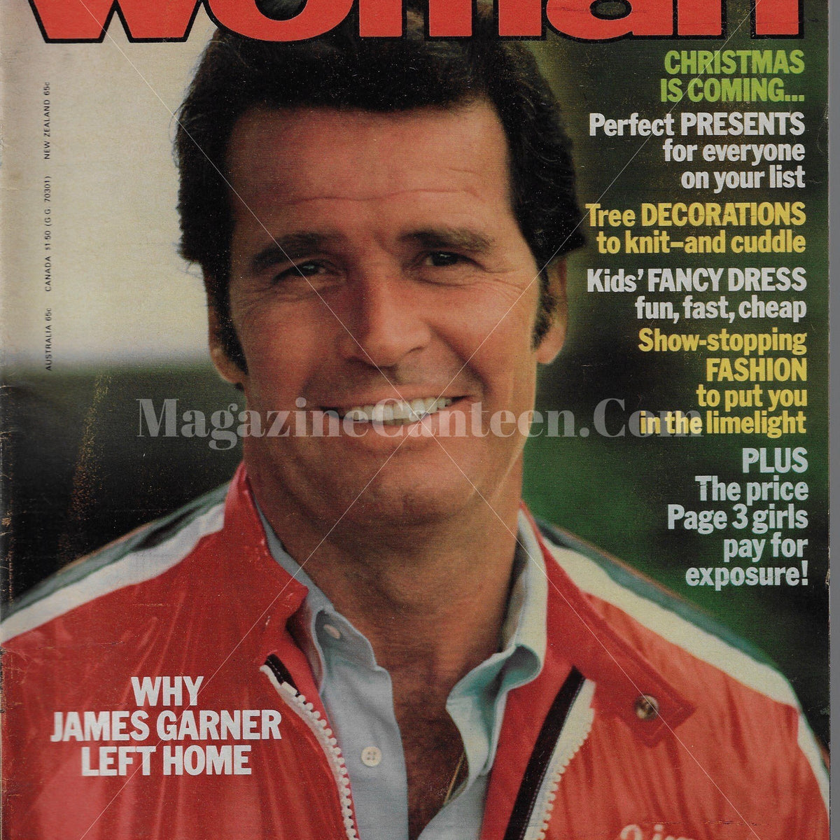 Woman Magazine - James Garner Richard Goolden – magazine canteen