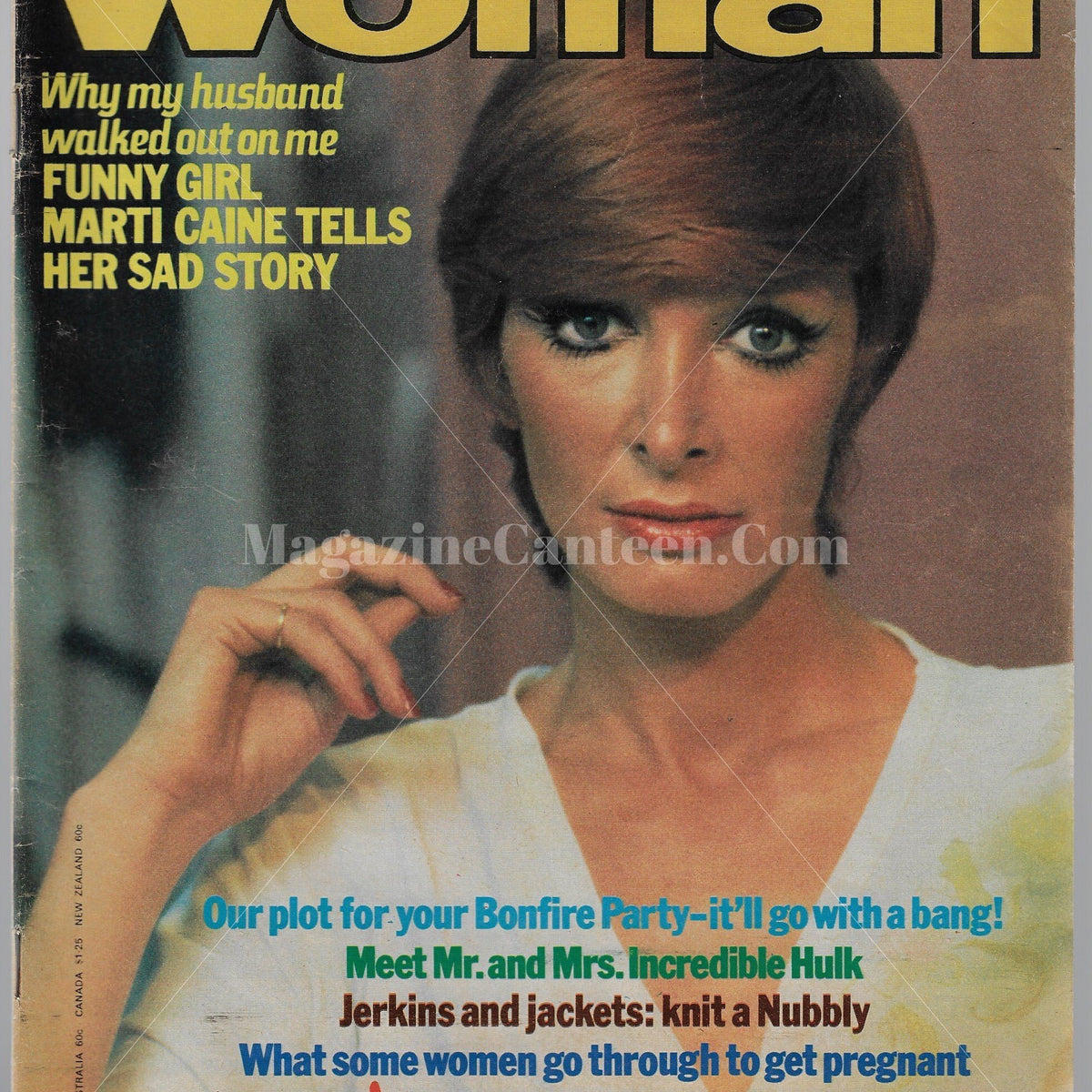 Woman Magazine - Marti Caine Lou Ferrigno A – magazine canteen