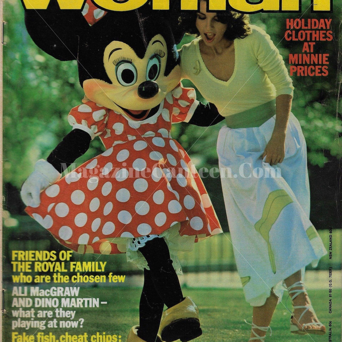 Woman Magazine - Ali MacGraw Ronnie Barker – magazine canteen