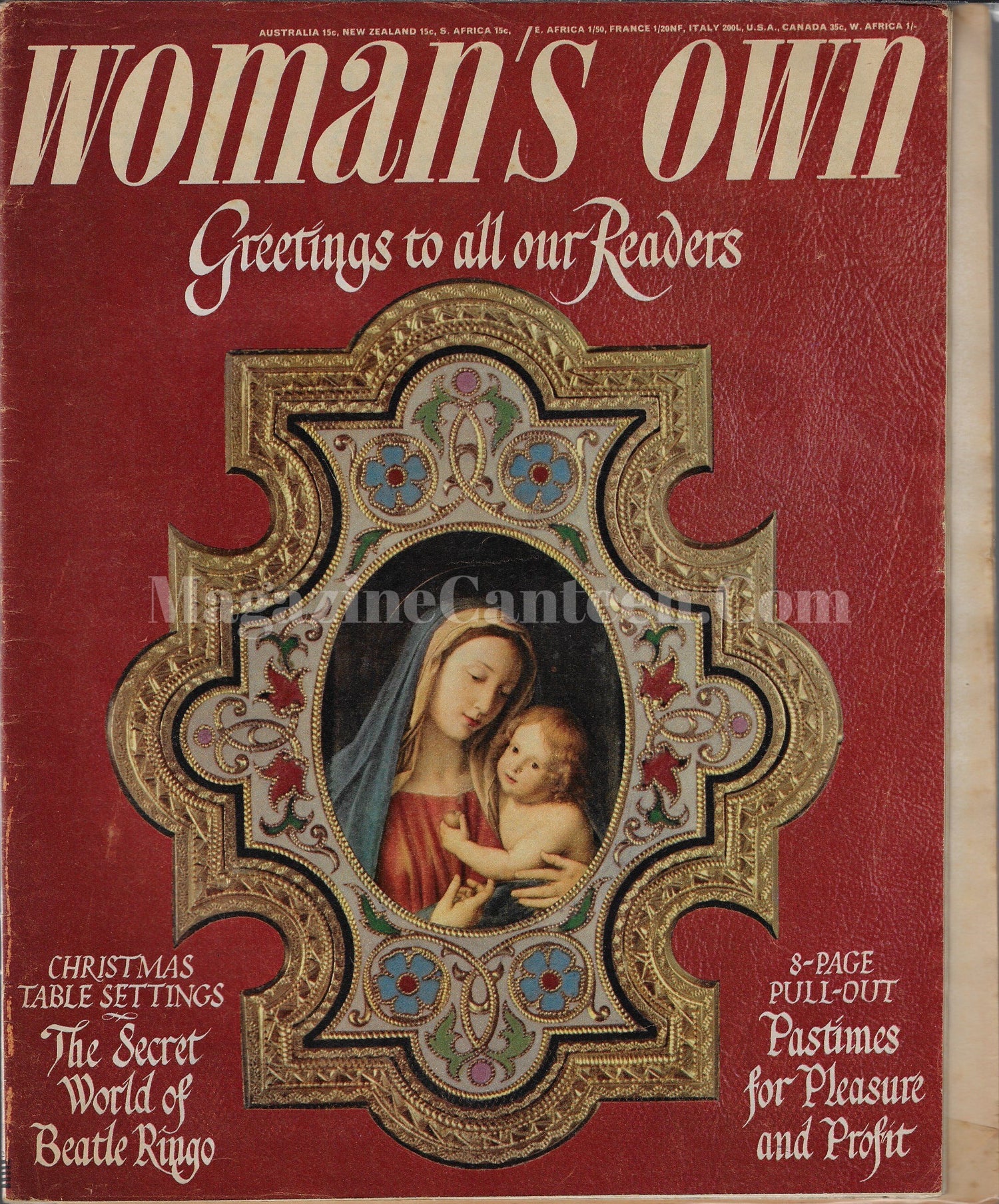 Woman's Own Magazine - – magazine canteen