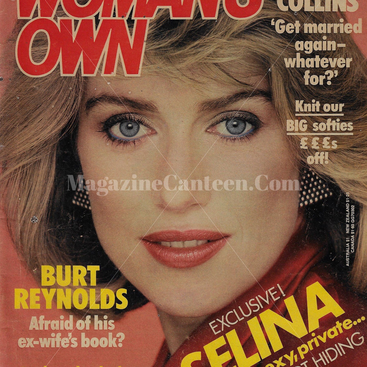 Woman's Own Magazine - Selina Scott Frizzby Fox – magazine canteen