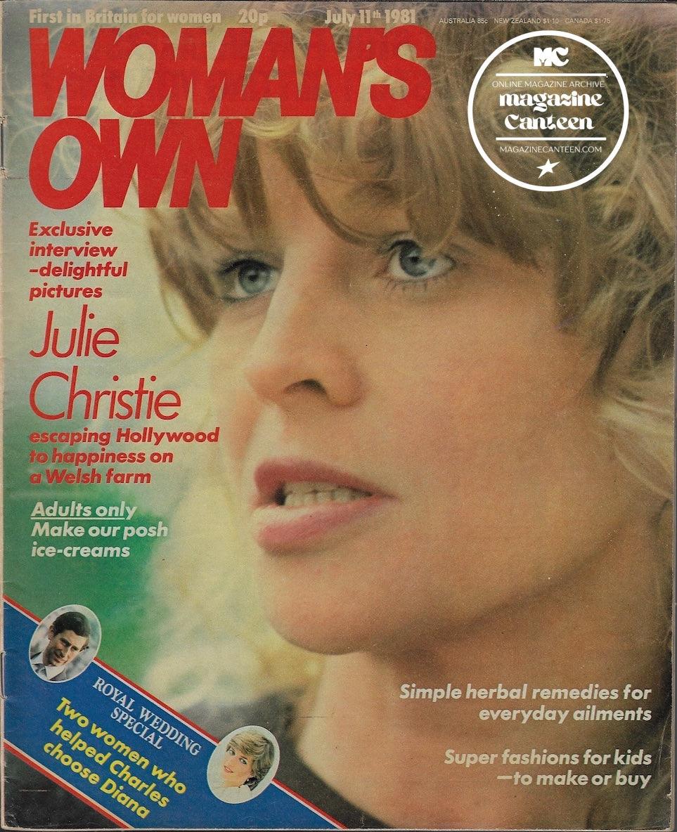Woman's Own Magazine - Julie Christie – magazine canteen