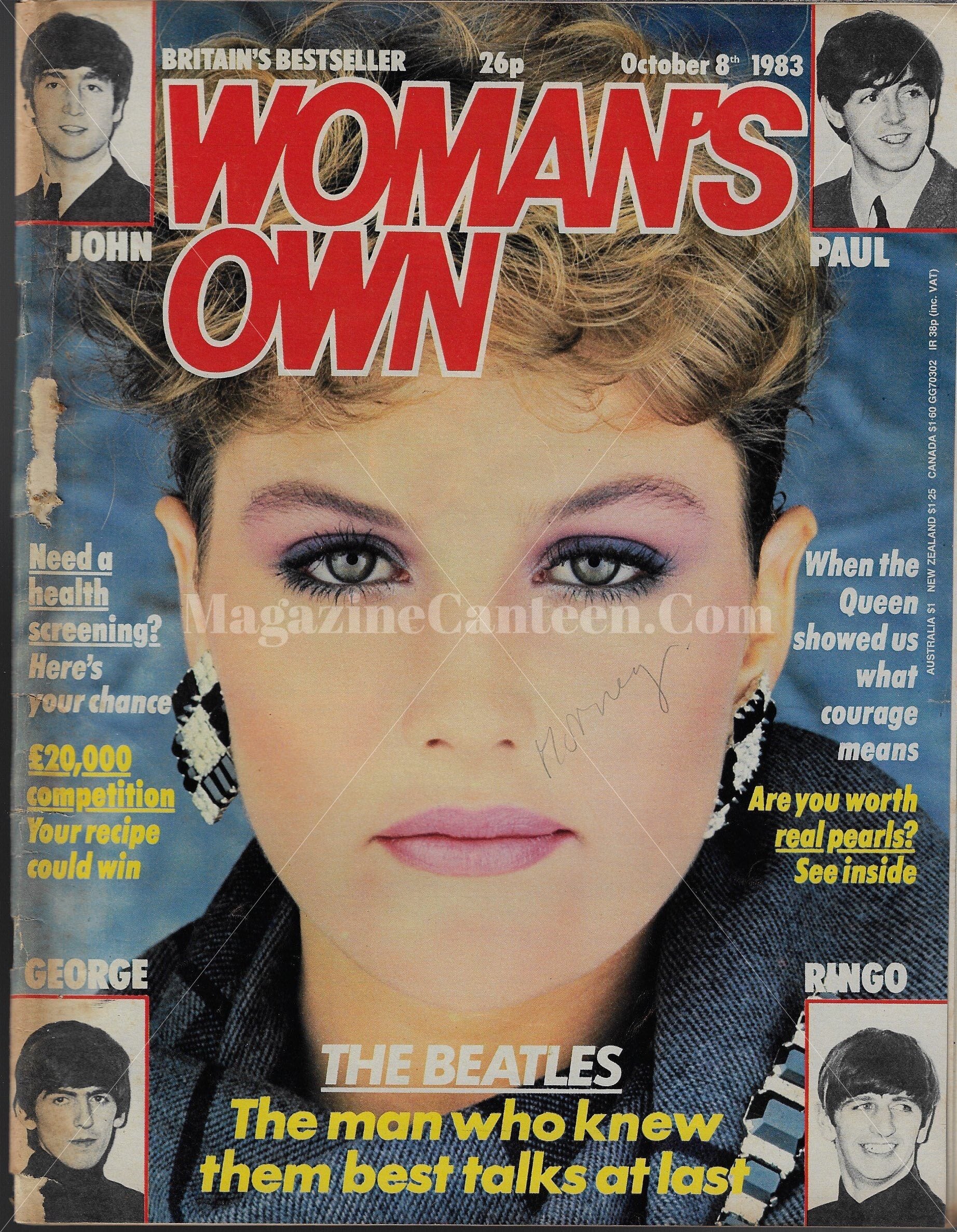 Woman's Own Magazine - Peter Brown – magazine canteen