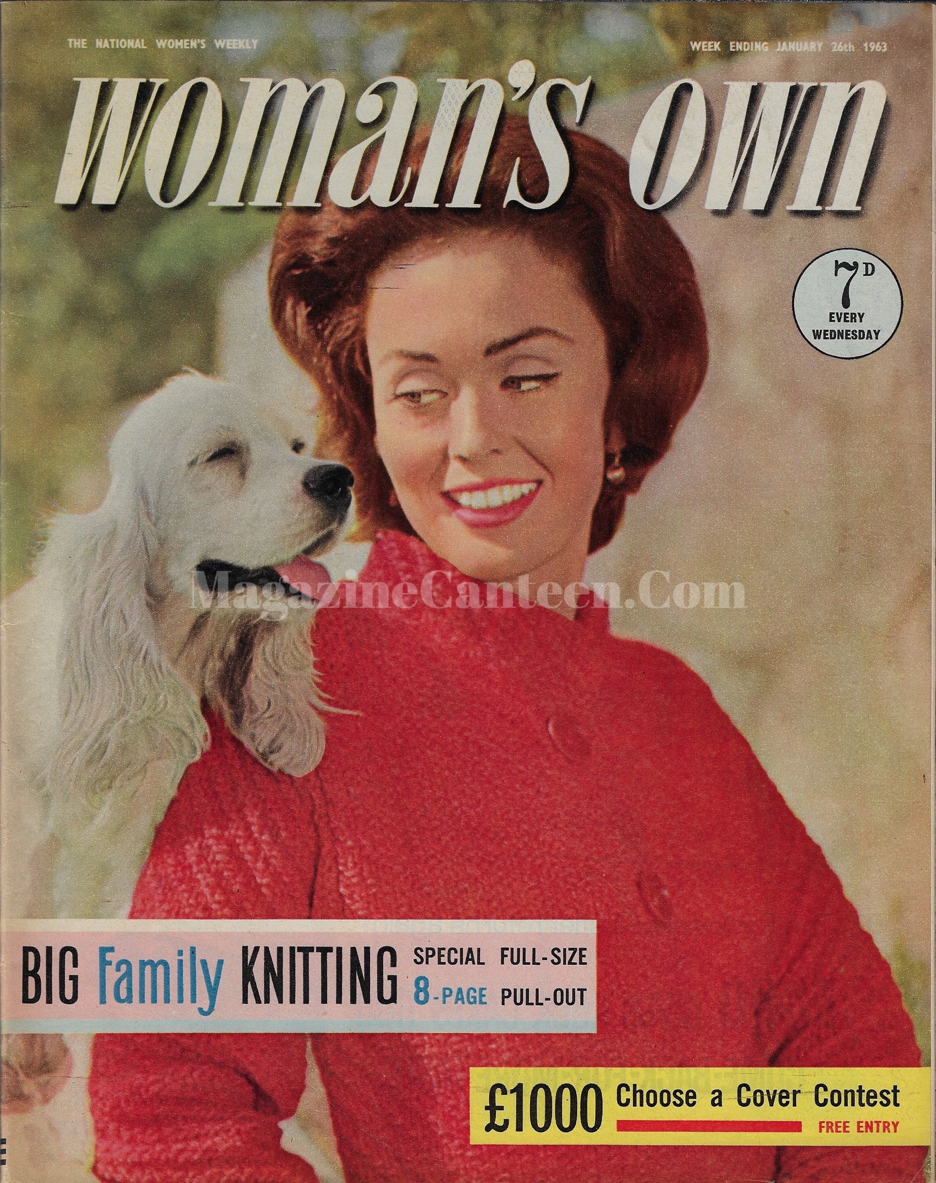 Woman's Own Magazine - Jimmy Ellis & Jeremy Kemp Z Cars – magazine canteen