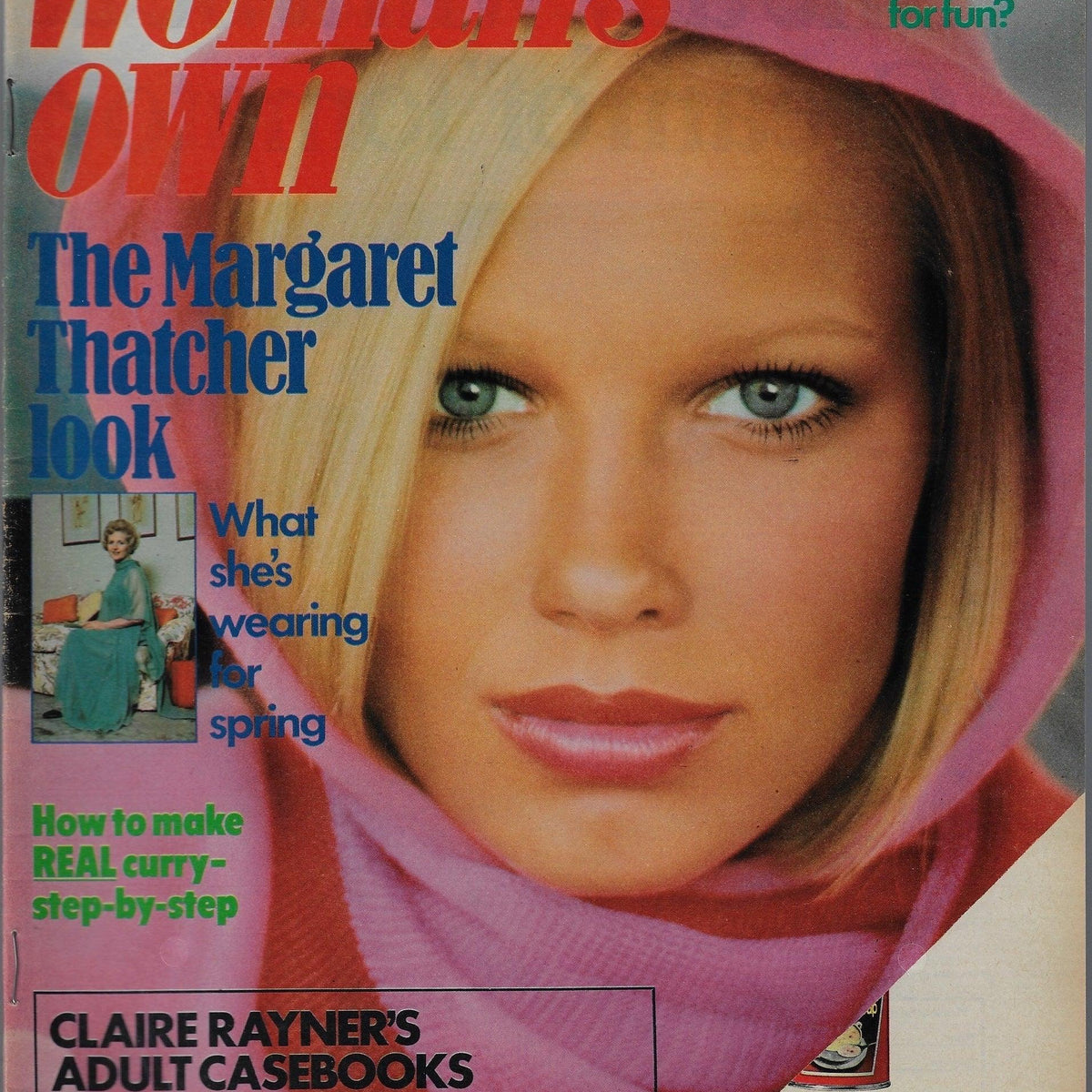 Woman's Own Magazine - Margaret Thatcher – magazine canteen