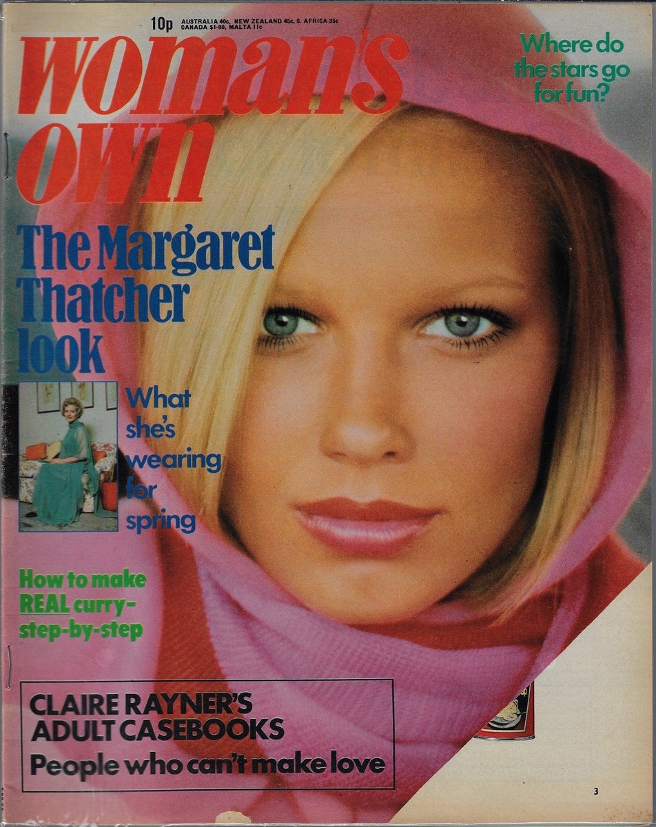 Woman's Own Magazine - Margaret Thatcher – magazine canteen