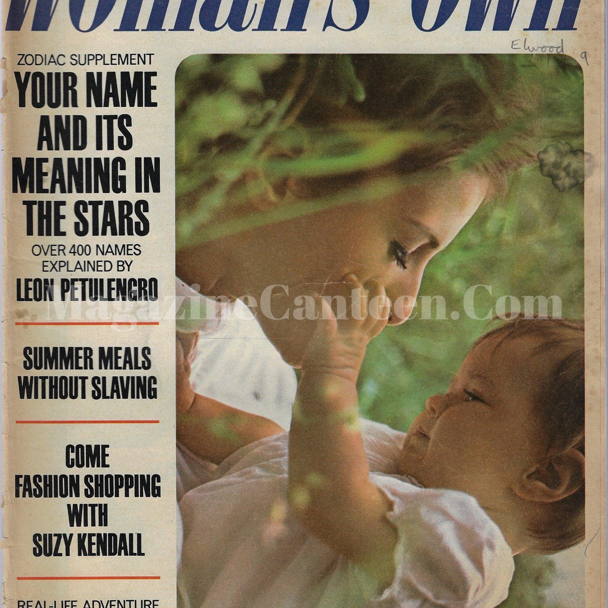Woman's Own Magazine - Suzy Kendall – magazine canteen