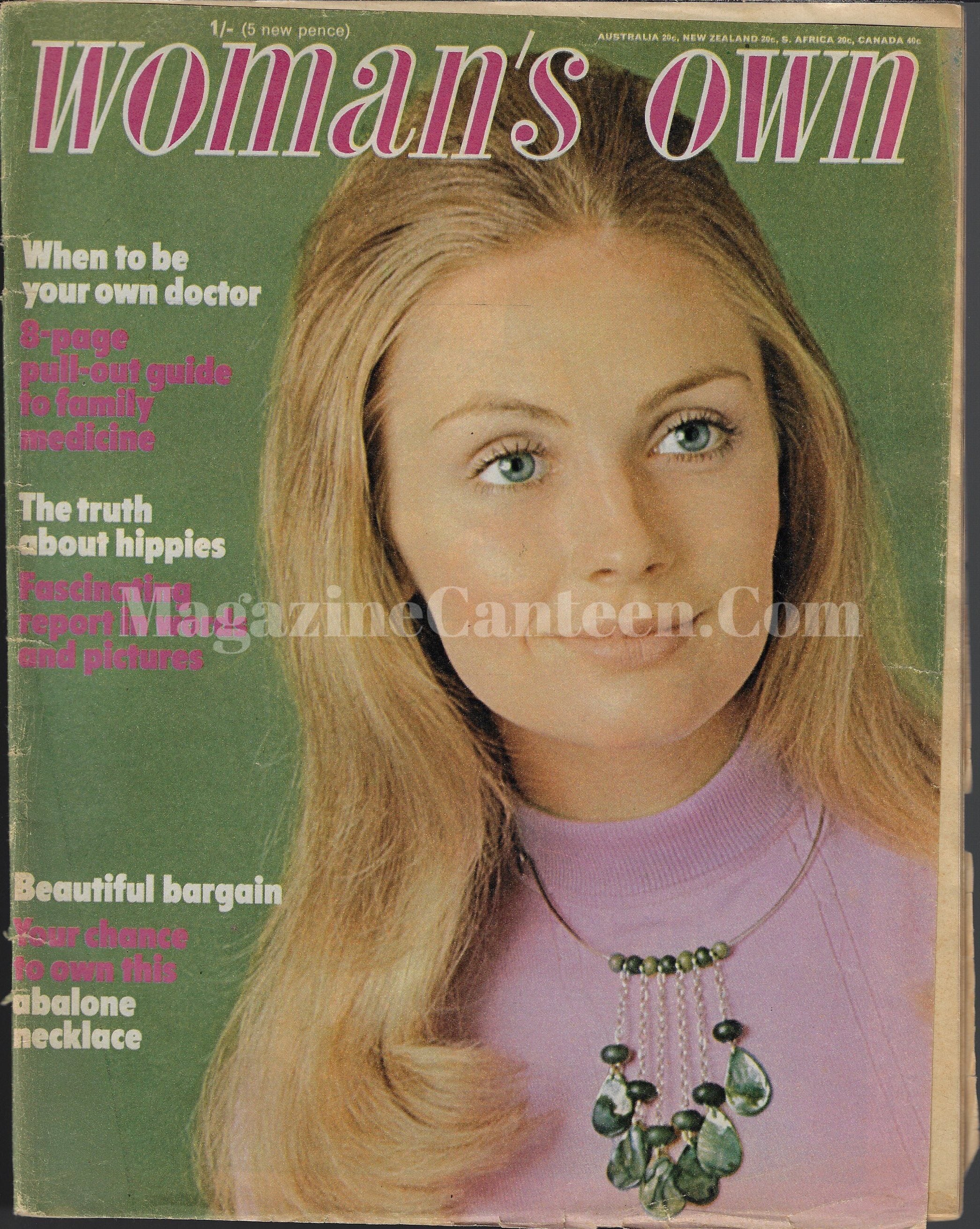 Woman's Own Magazine - John Kelly Hippies – magazine canteen