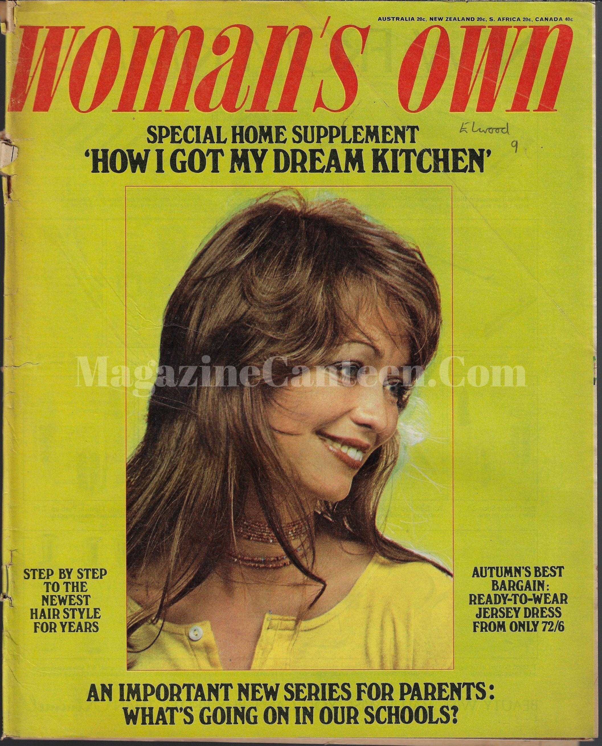 Woman's Own Magazine - – magazine canteen
