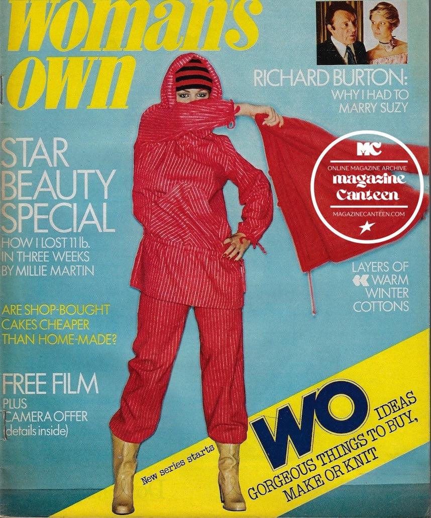 Woman's Own Magazine - Richard Burton MILLICENT MARTIN Kate Sweeting W ...