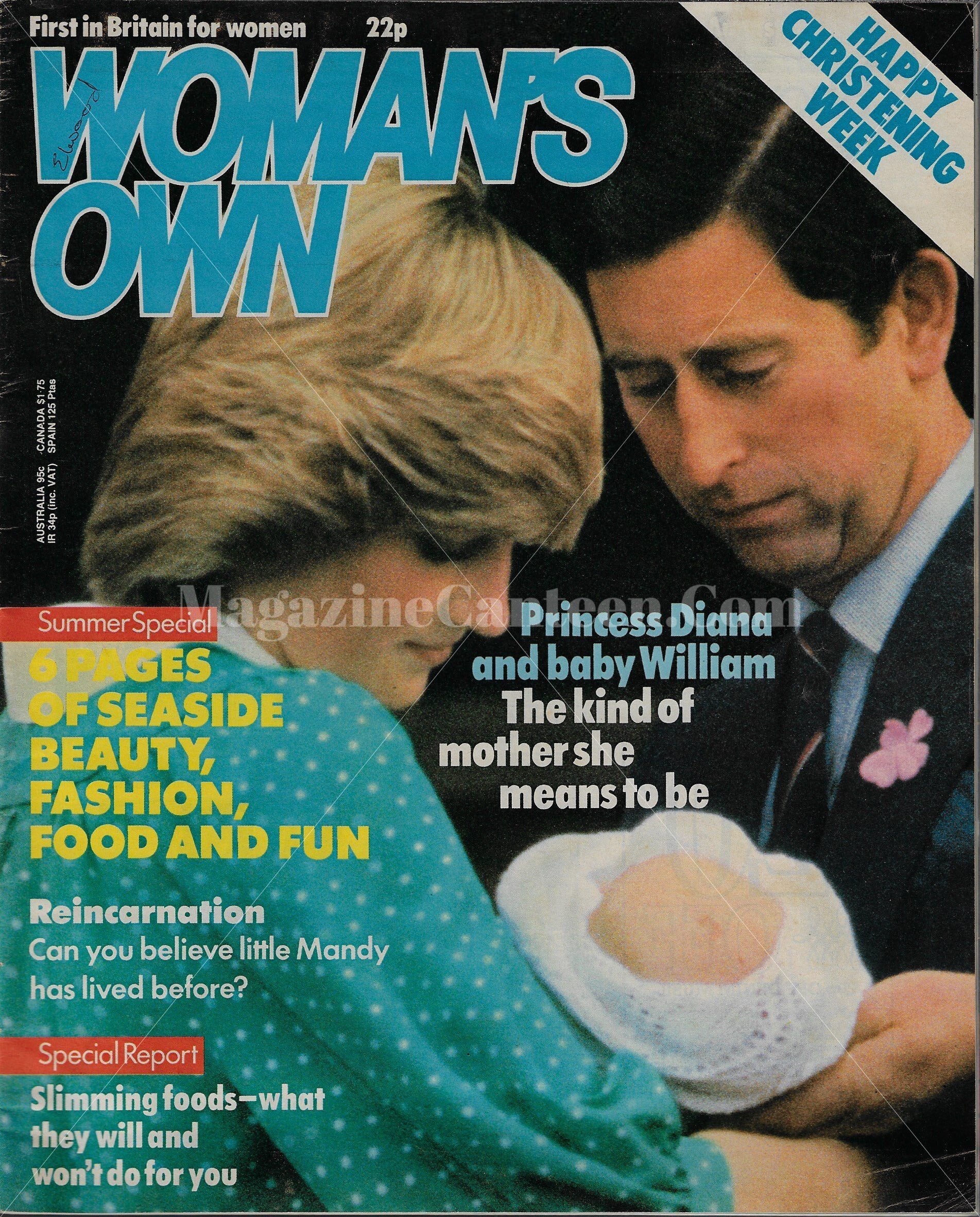 Woman's Own Magazine - Princess Diana – magazine canteen
