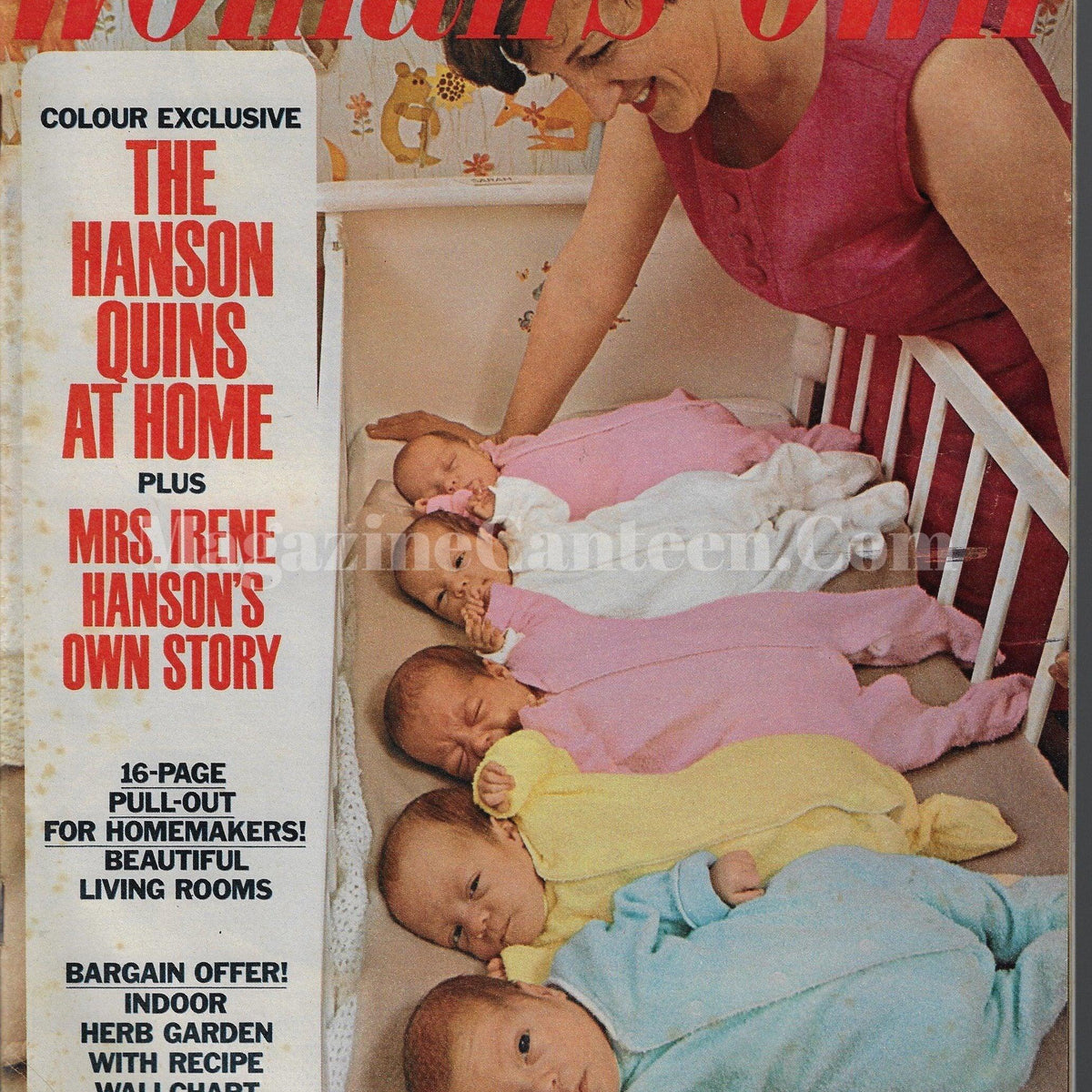 Woman's Own Magazine - The Hanson Quins – magazine canteen