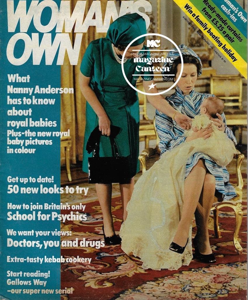 Woman's Own Magazine - Princess Anne JANE JON Rawlings KATE JACKSON ...