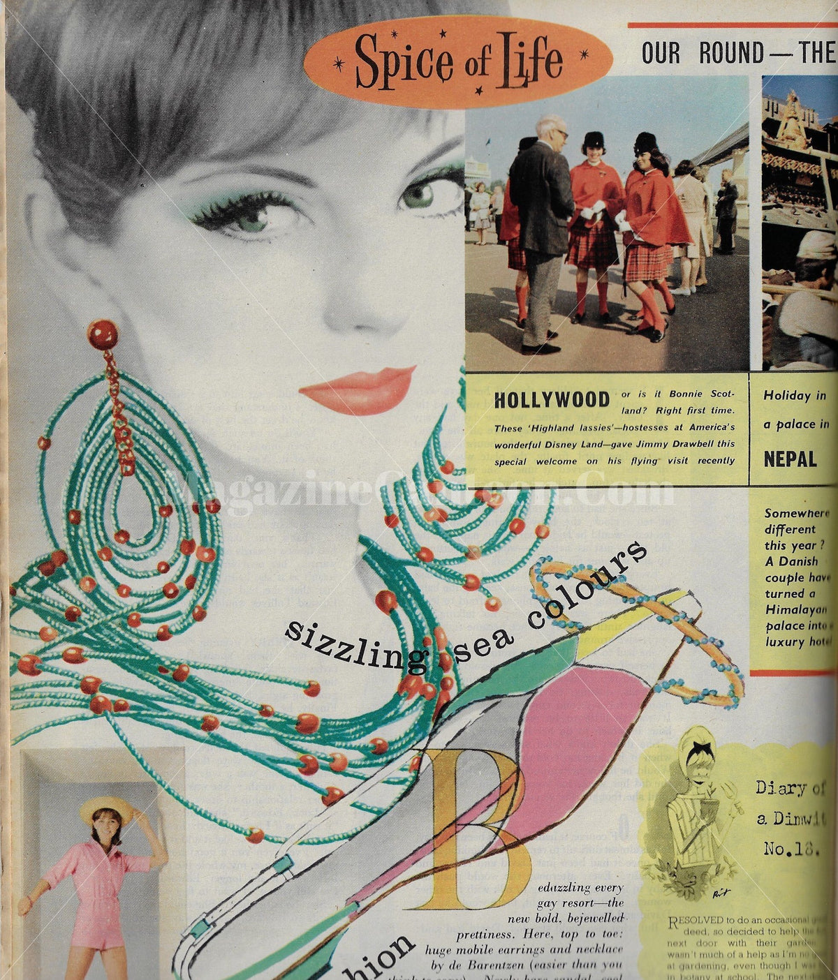 Woman's Own Magazine - Angela Mortimer Jean Shrimpton – magazine canteen