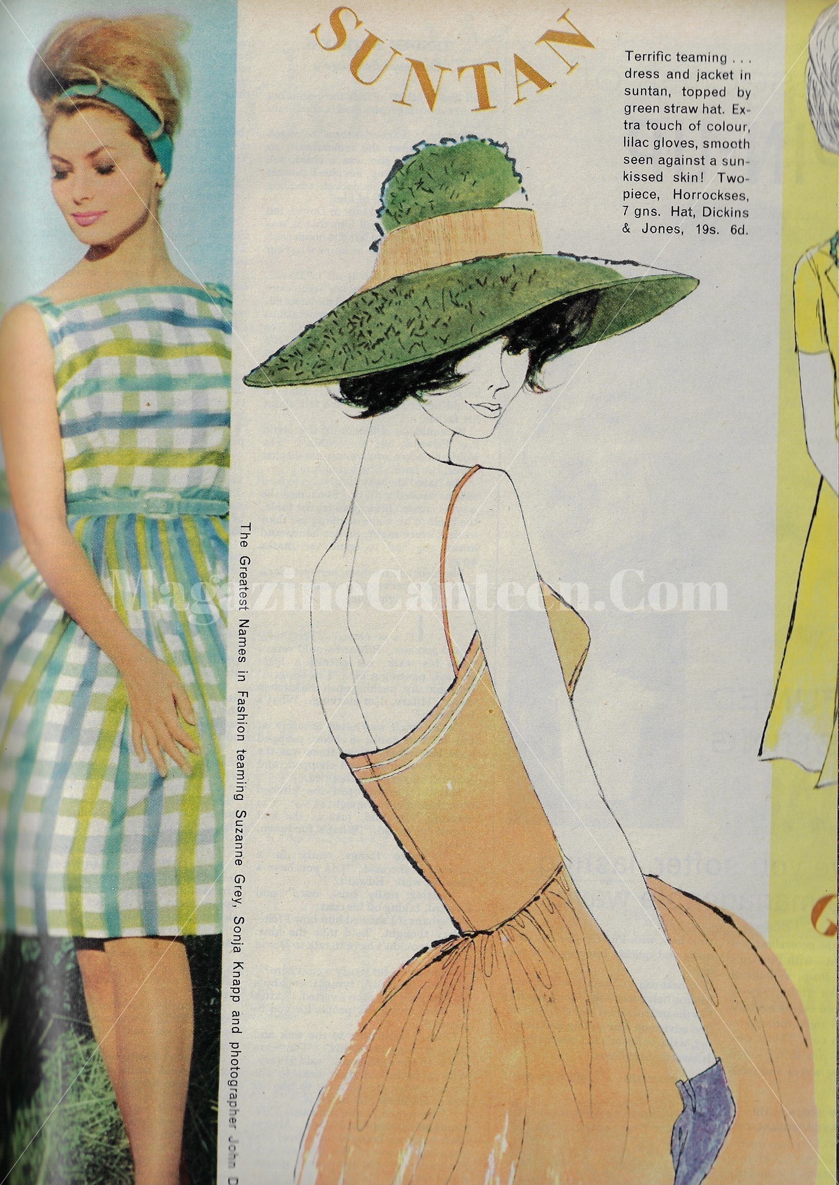 Woman's Own Magazine - Angela Mortimer Jean Shrimpton – magazine canteen