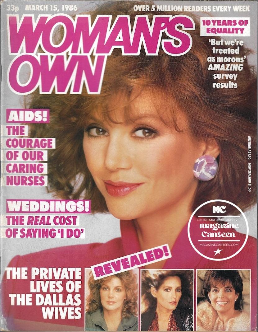 Woman's Own Magazine - Victoria Principal Harold Wilson – magazine canteen