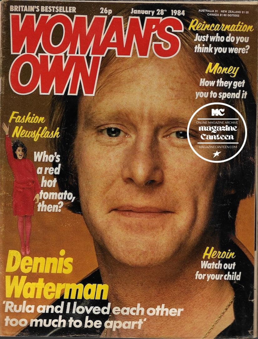 Woman's Own Magazine - Dennis Waterman Debbie Harry – magazine canteen