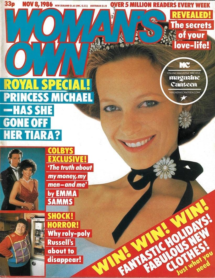 Woman's Own Magazine - Princess Michael EMMA SAMMS Jimmy Savile ...