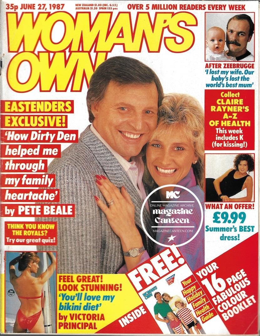 Woman's Own Magazine - Peter Dean STAN MASON Zeebrugge – magazine canteen