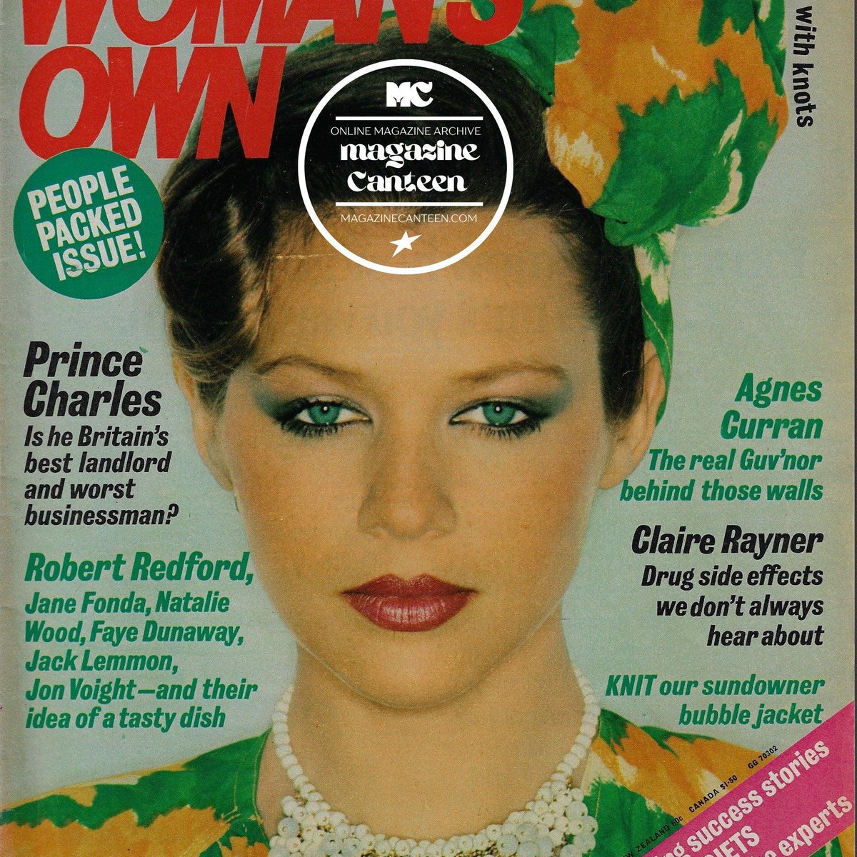 Woman's Own Magazine - Neil Kirk Agnes Curran – magazine canteen