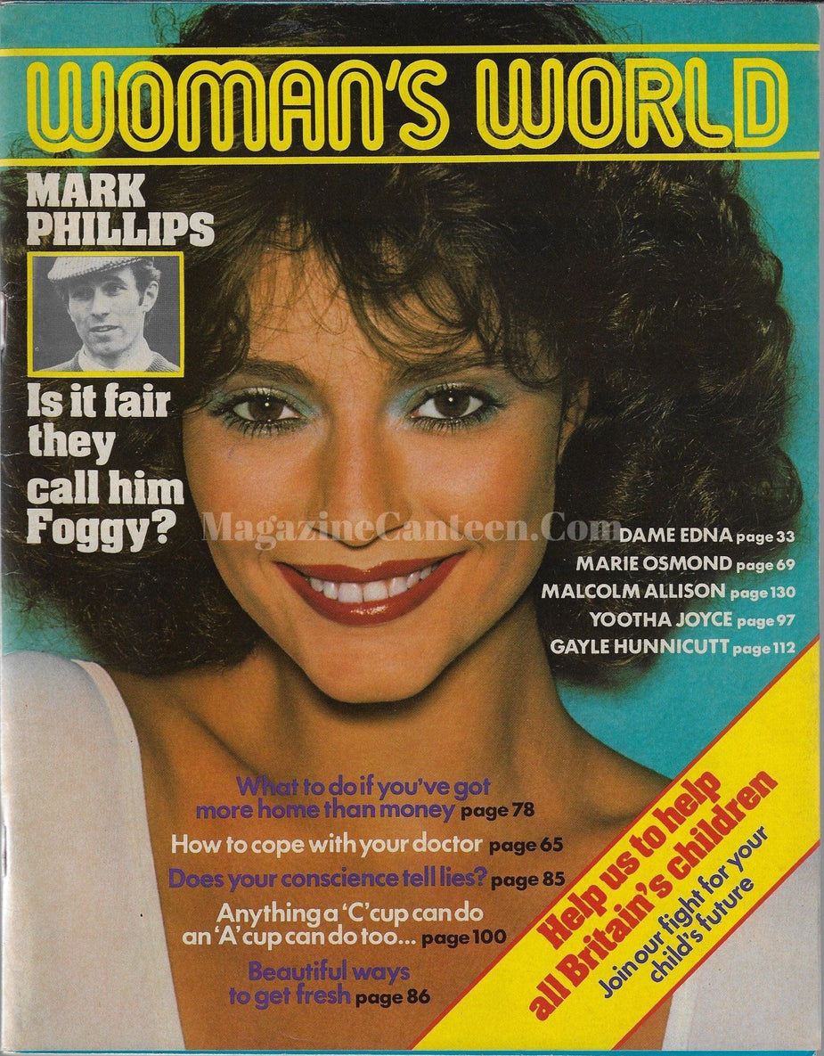 Woman's World Magazine - Neil Kirk Gayle Hunnicutt – magazine canteen