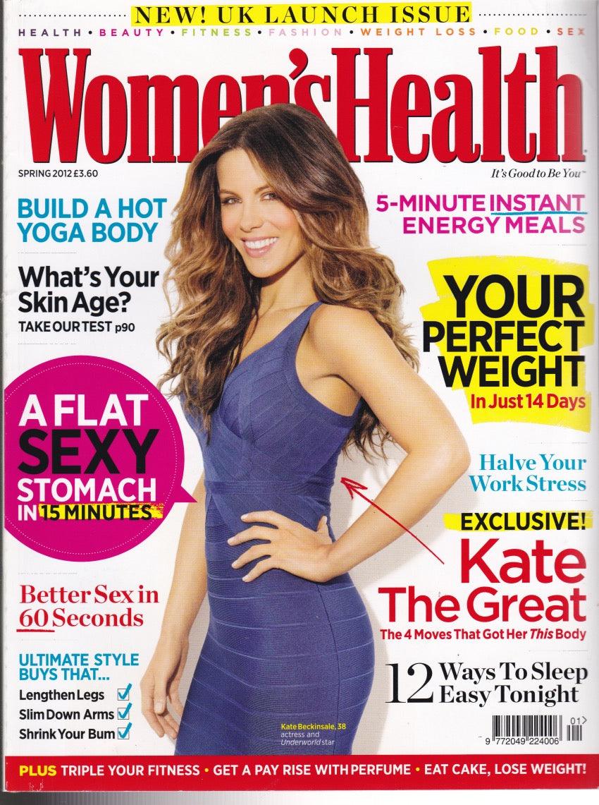 Women's Health Magazine - KATE BECKINSALE First Issue 2012 – magazine ...