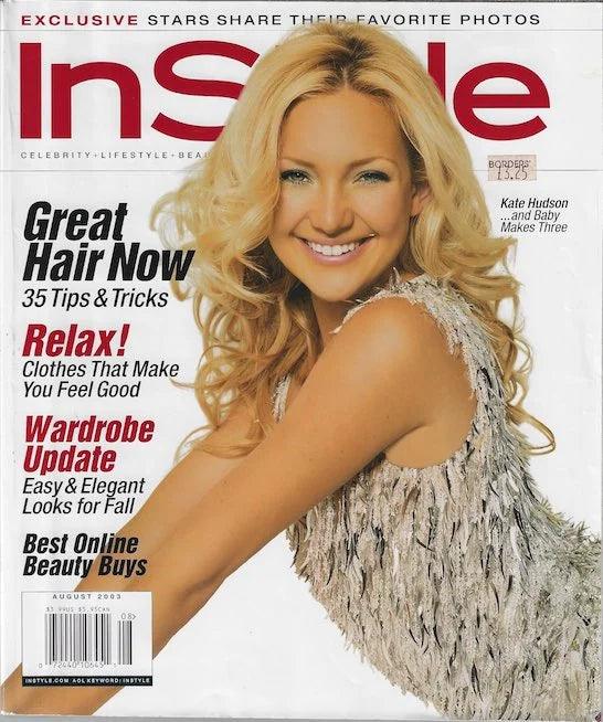InStyle Magazine - Kate Hudson Paul Walker Rosanna Arquette – magazine ...