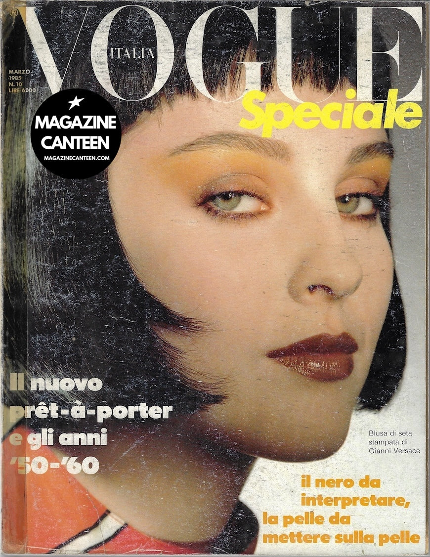 Vogue Italia Magazine 1985 - SUSIE BICK Hiro LYNNE KOESTER Gian Paolo ...
