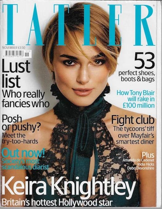 Tatler Magazine - Keira Knightley John Bryne – magazine canteen