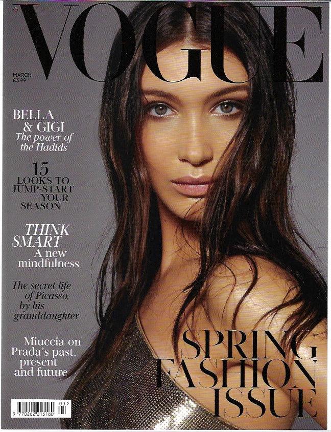 Vogue Magazine March 2018 - Bella Hadid Kaia Gerber Steven Meisel ...